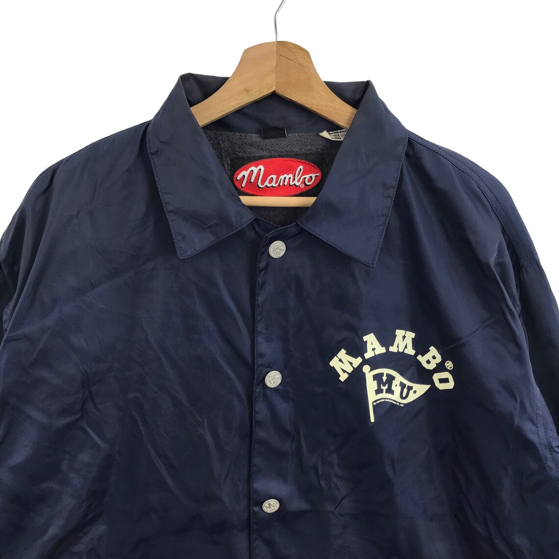 Vintage MAMBO Coach Jacket Art Clothing Big Logo Streetwear Surfing - Etsy