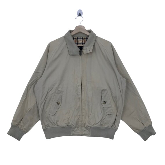 Vintage DAKS LONDON Harrington Jacket Check Inside Ca… - Gem