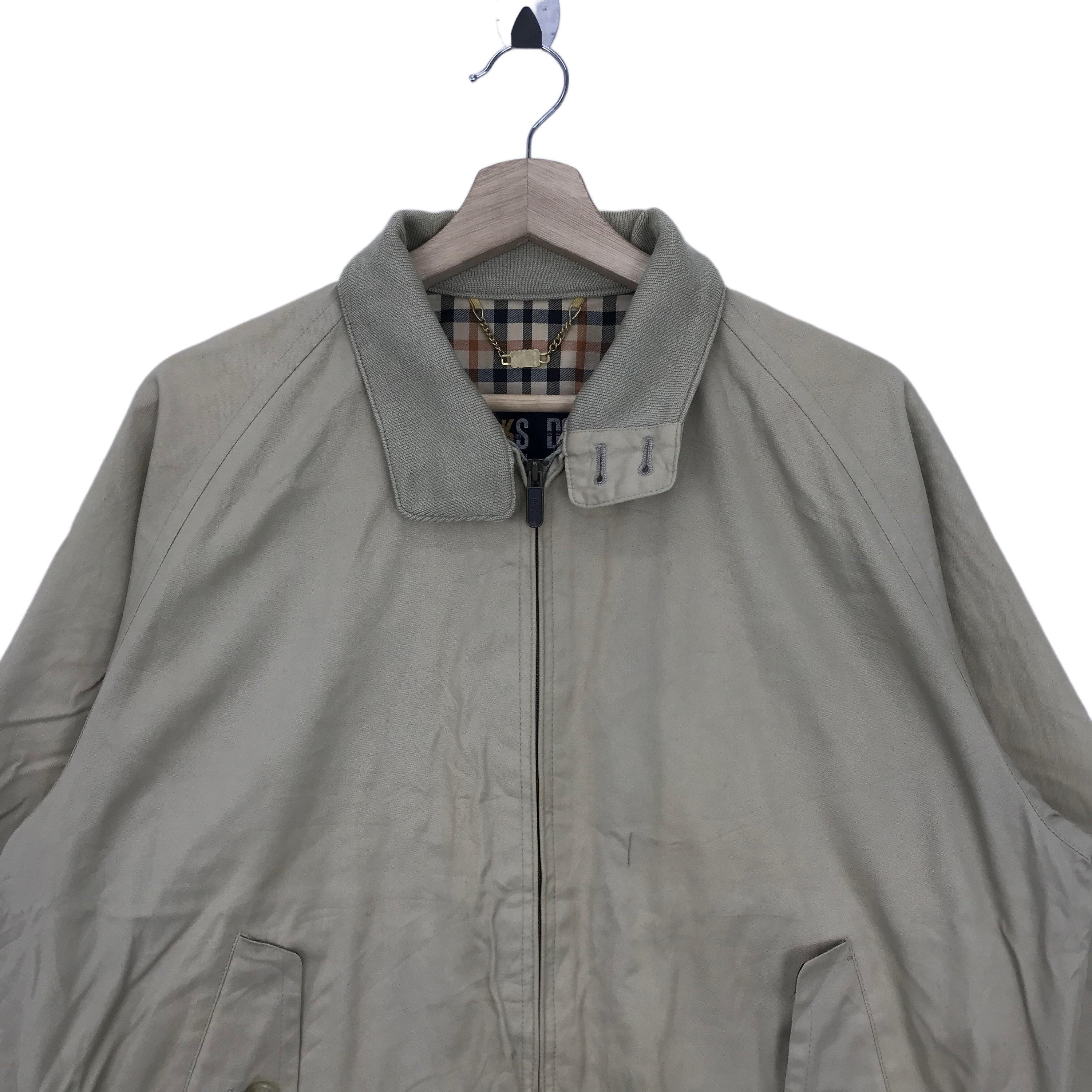 Vintage DAKS LONDON Harrington Jacket Check Inside Casual Style G9 - Etsy