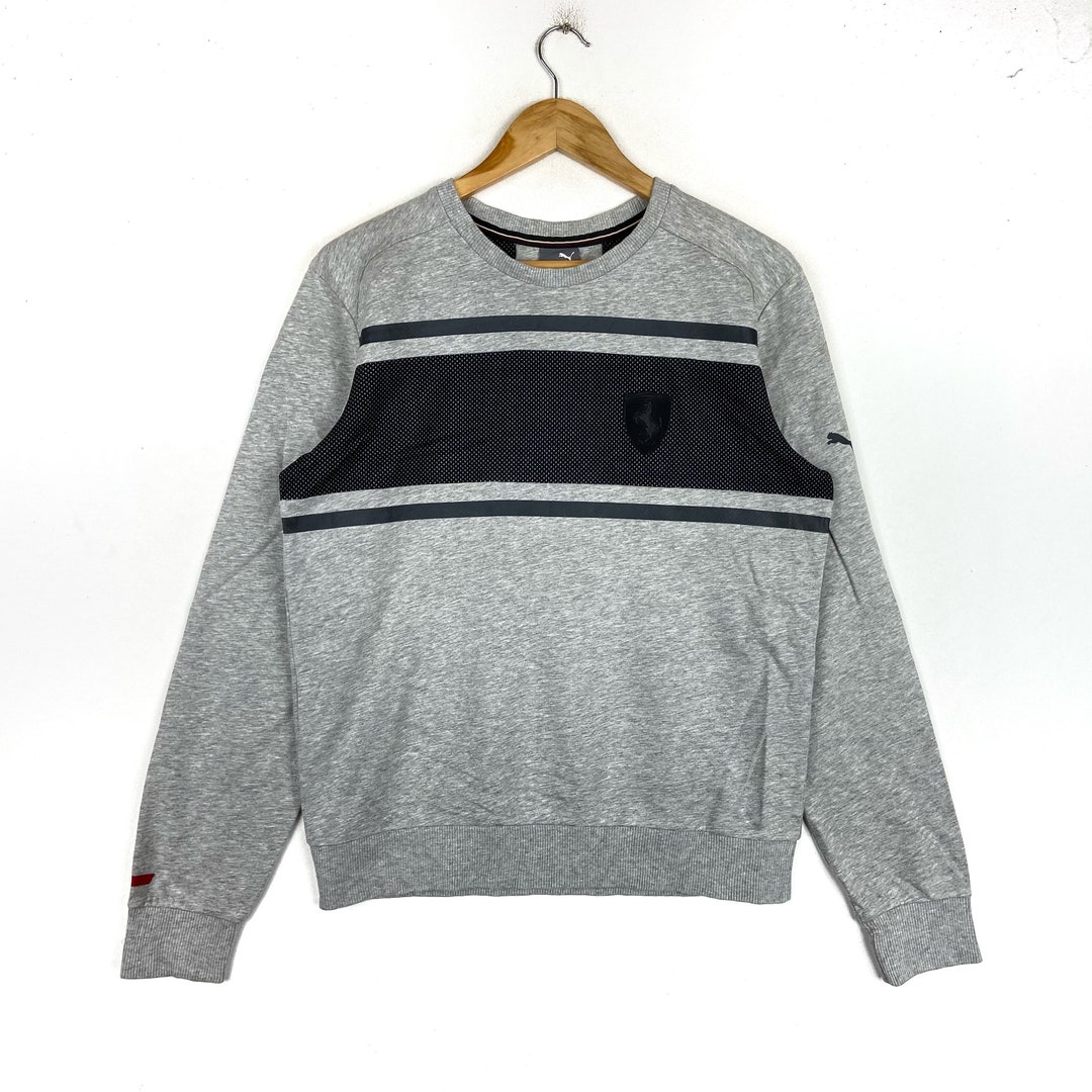PUMA Ferrari Sweatshirt Small Logo Embroidery Pullover Jumper Hiphop ...