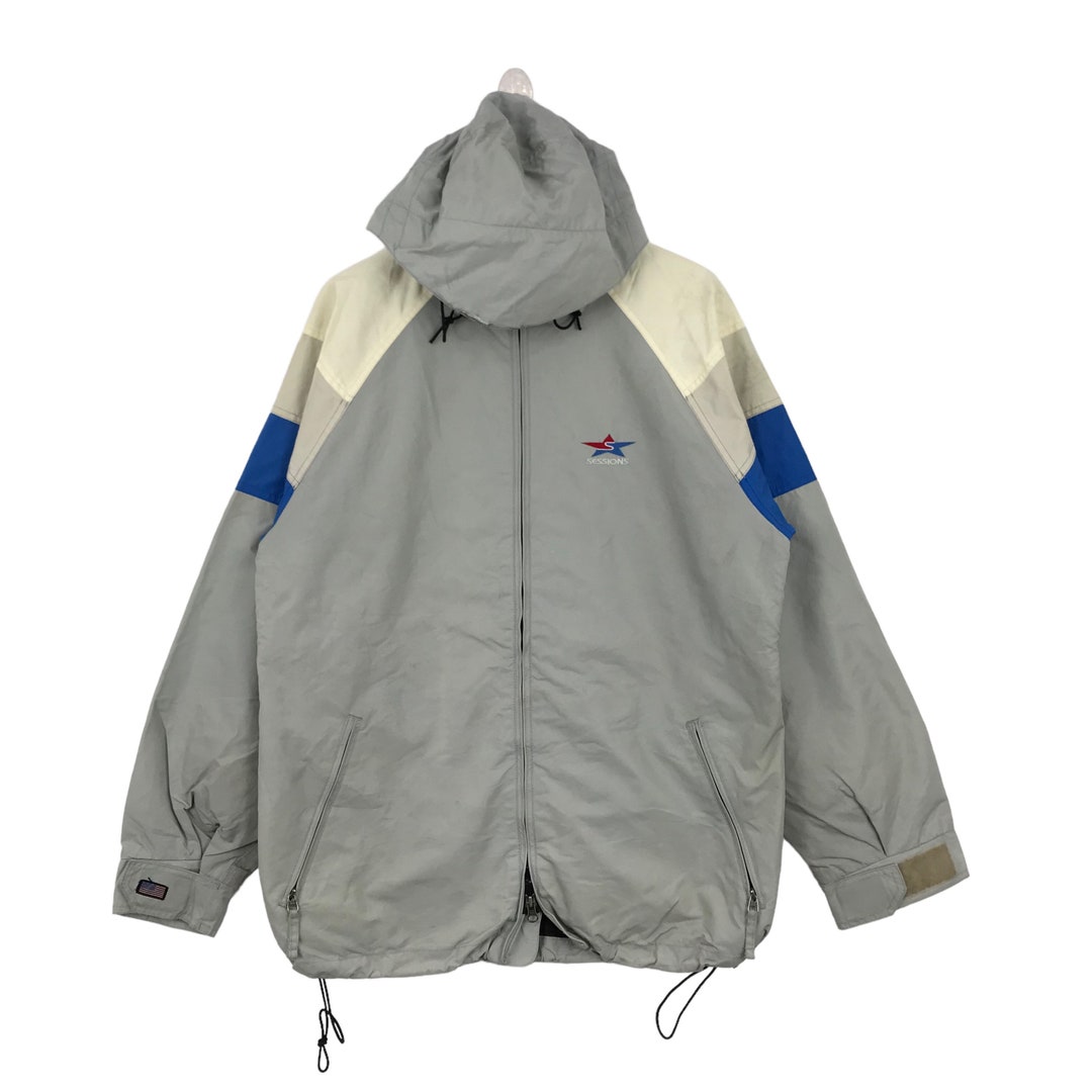 Vintage SESSIONS Skateboard Waterproof Jacket Ridge Series - Etsy