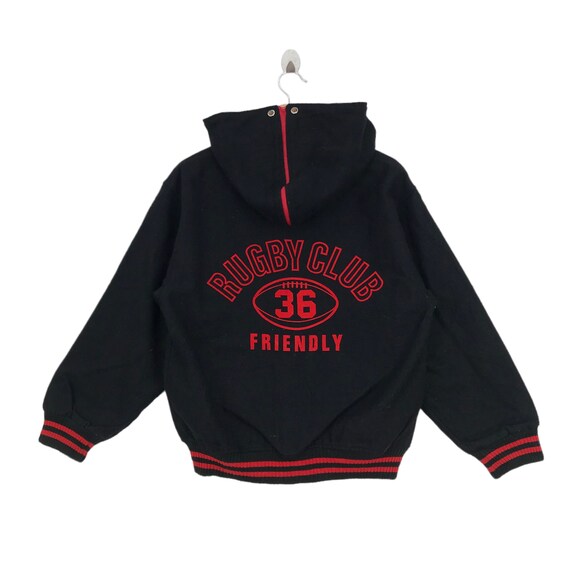 Vintage Rugby Club Friendly Varsity Jacket Big Logo V… - Gem