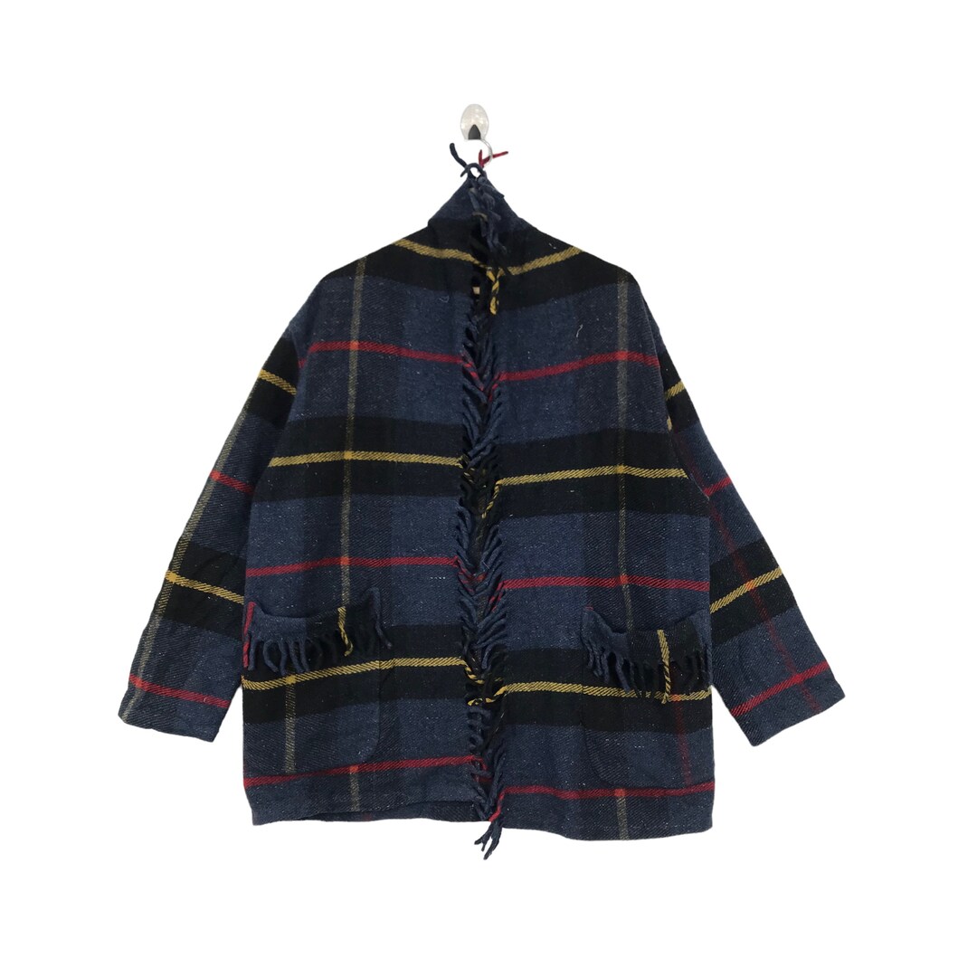 Vintage MACPHEE Tomorrowland Wool Blanket Jacket Nice Design - Etsy