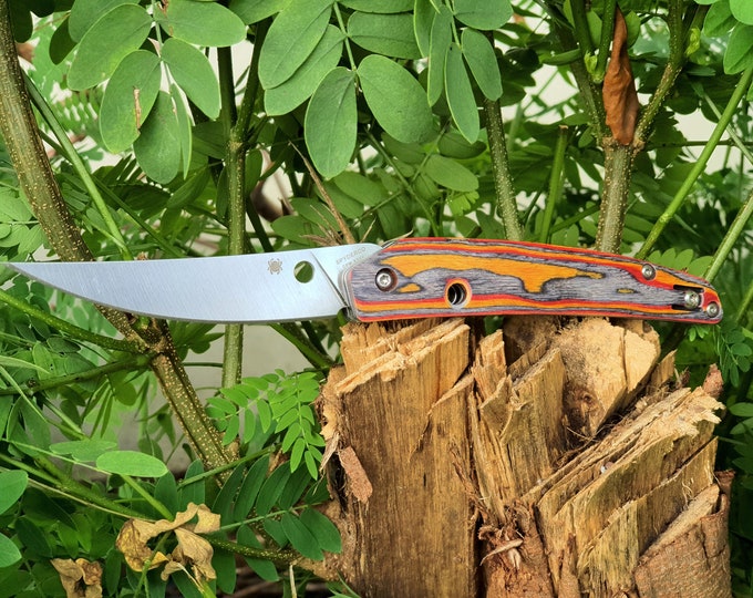 Spyderco Ikuchi Scale. (curve Profile) - Etsy