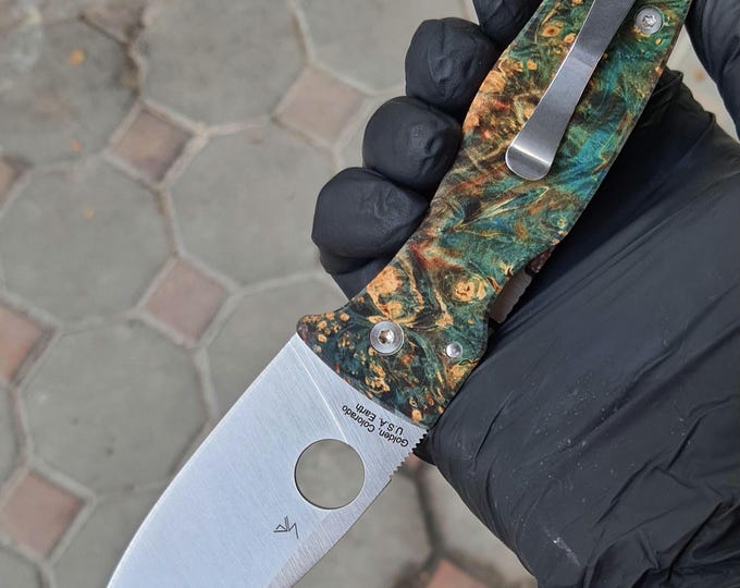 Spyderco Bodacious Stablized Scales. Fit With G10 Model (C263GP) Only ...