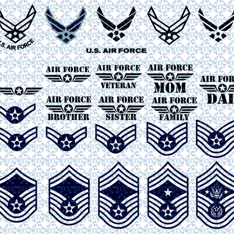 Air Force Svg - Etsy