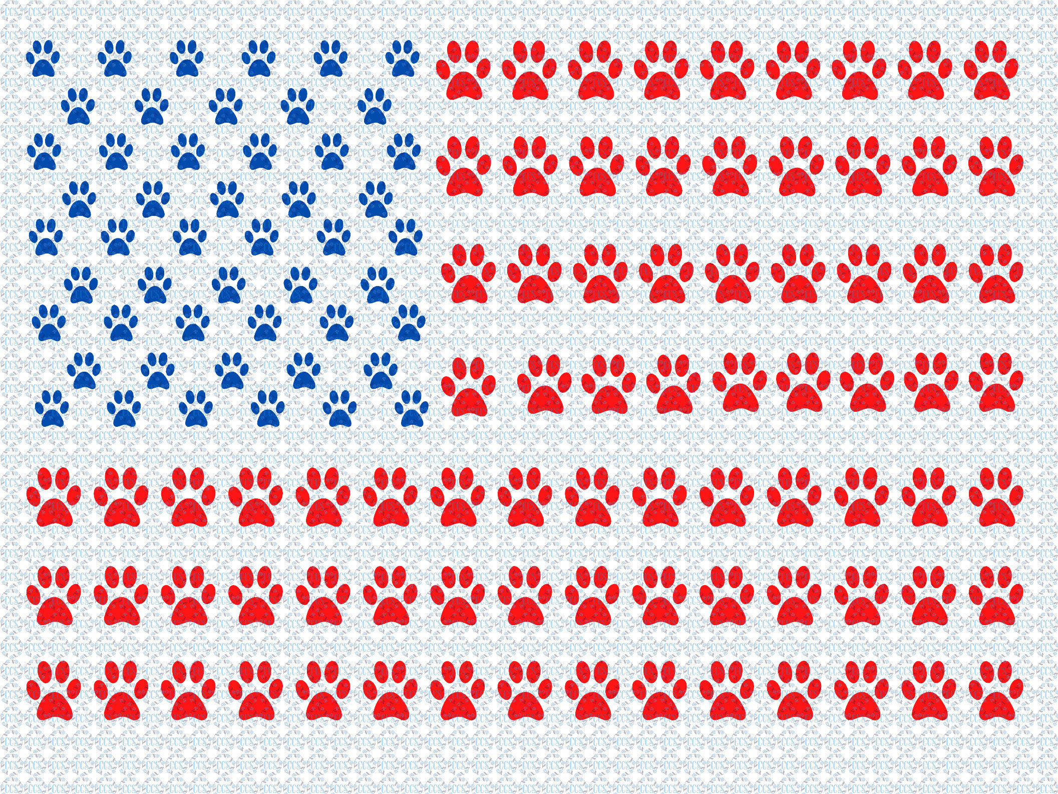 Download Paws Svg Patriotic Paw Print Flag Etsy