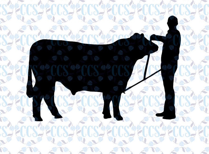 Download Show Cow Boy, SVG - Etsy