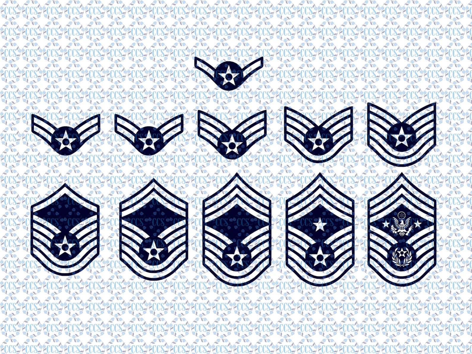 Download Air Force Family SVG / ASAF Ranks / Logos - Etsy