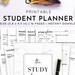 A5 Student Planner Printable Study Planner School Planner - Etsy