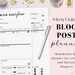 A4 Blog Post Planner Printable Blogger Planner Blogging - Etsy