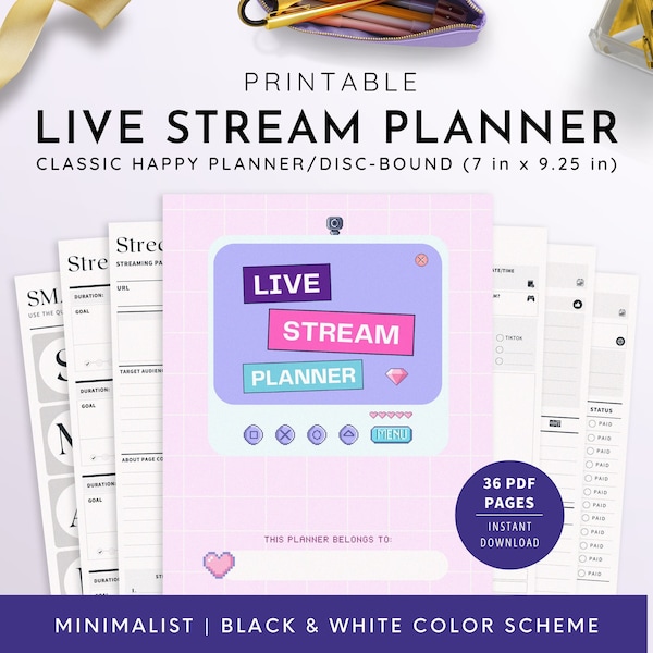 Live Planner - Etsy