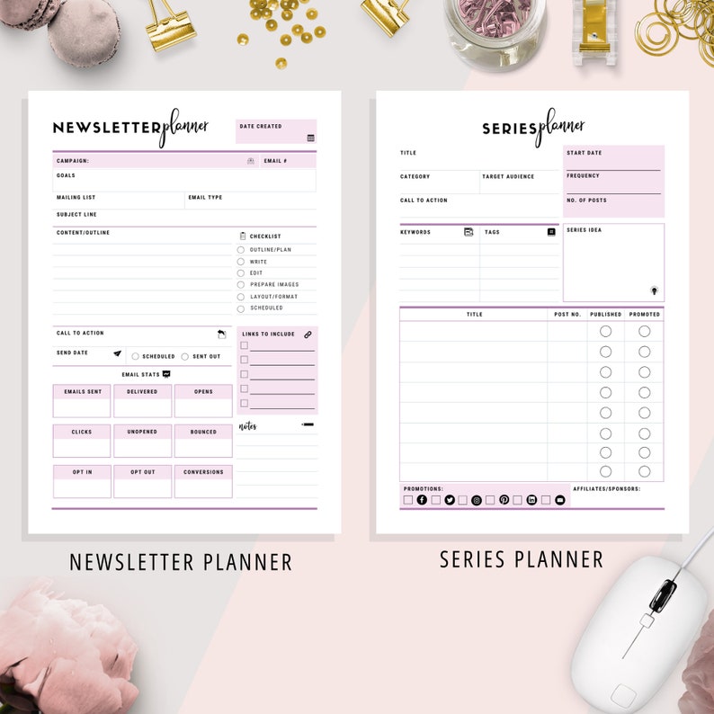 A4, Ultimate Blog Planner, Blogging Kit, Blogger Kit, Printable ...
