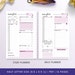 Half Letter, Student Planner Printable , Study Planner, School Planner ...