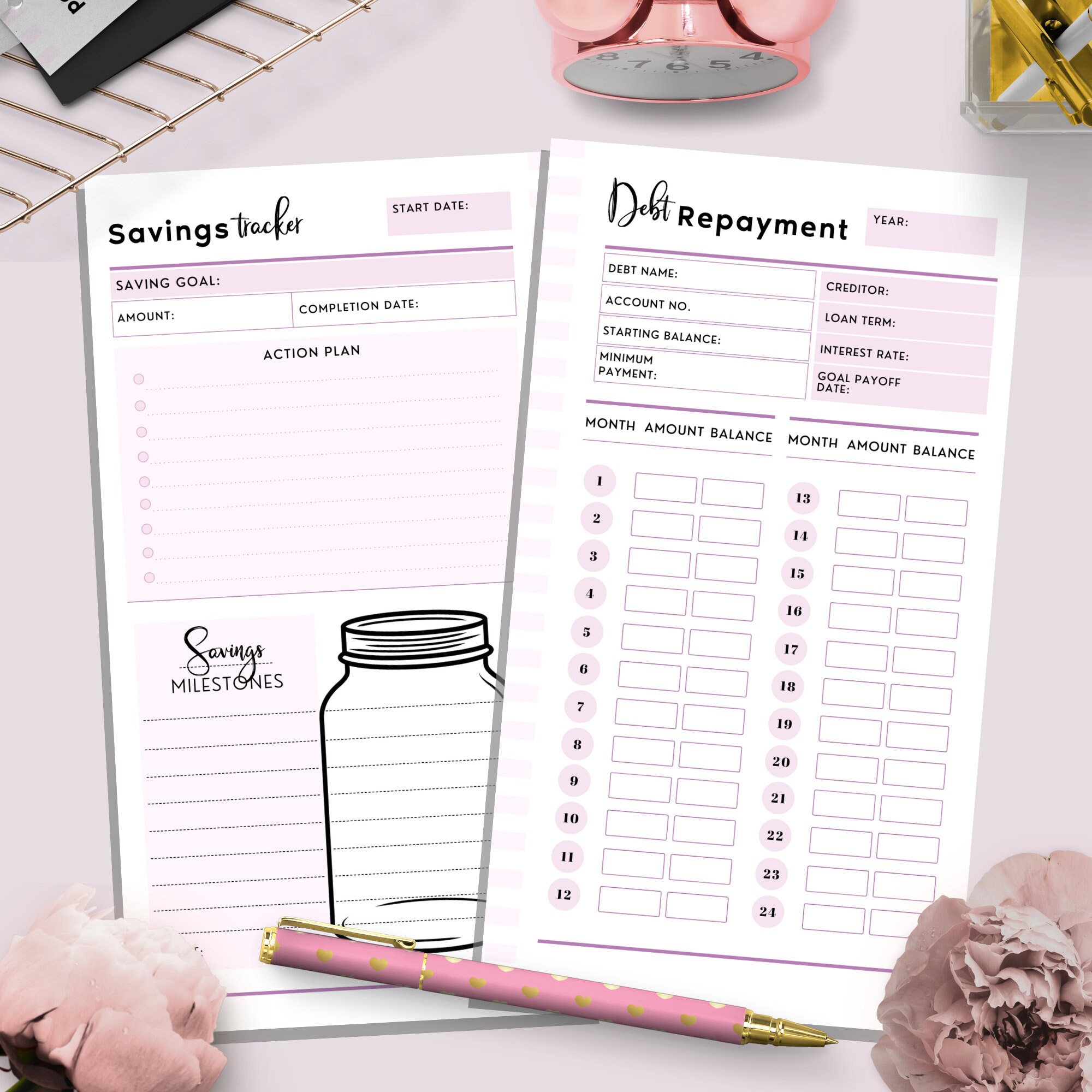 Personal Finance Planner Printable Budgeting Planner Budget - Etsy
