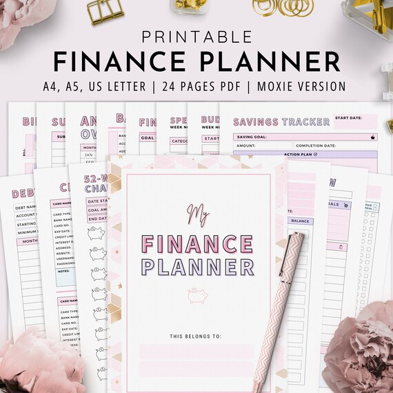 Ultimate Finance Planner A4 A5 US Letter Financial | Etsy