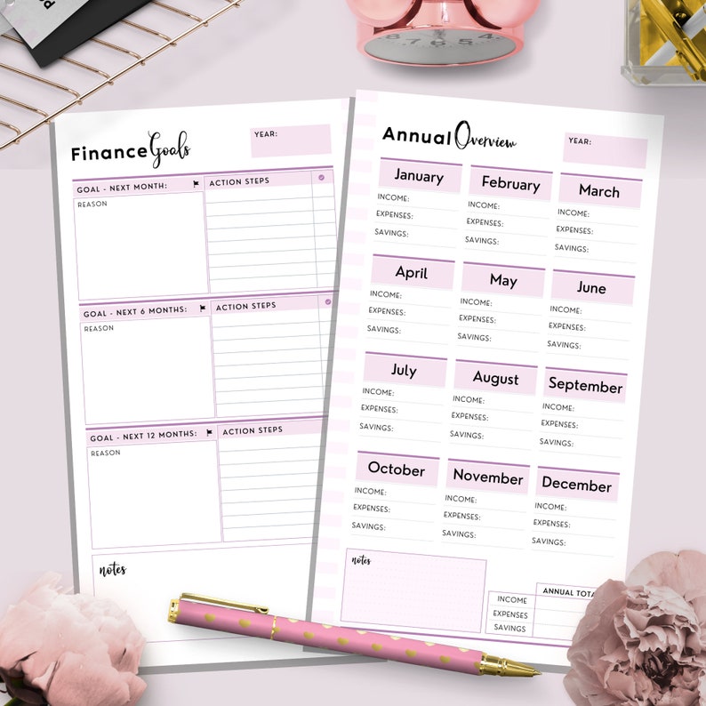 Personal Finance Planner Printable Budgeting Planner Budget - Etsy