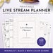 Classic HP Live Stream Planner, Live Streaming Planner, Streamer ...