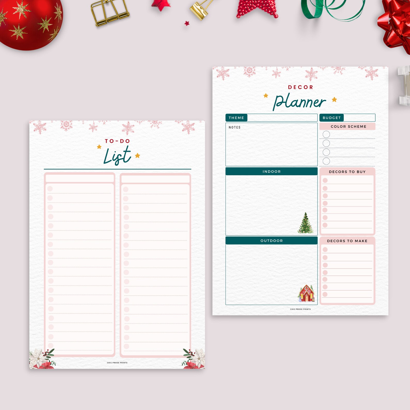 Printable Christmas Planner, Holiday Planner, Gift Planner, Christmas ...