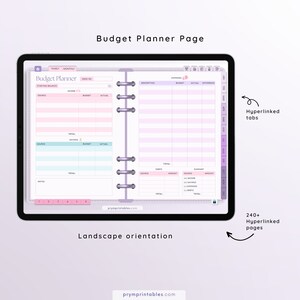 Digital Budget Planner Undated, Undated Finance Planner, Digital ...