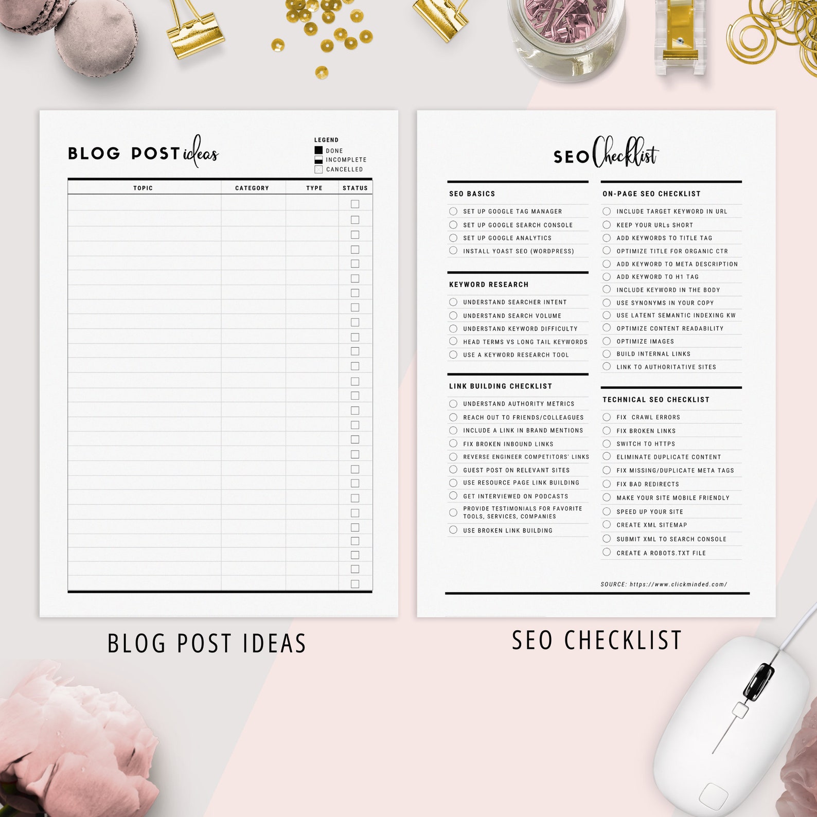 A4 Ultimate Blog Planner Blogging Kit Blogger Kit - Etsy UK