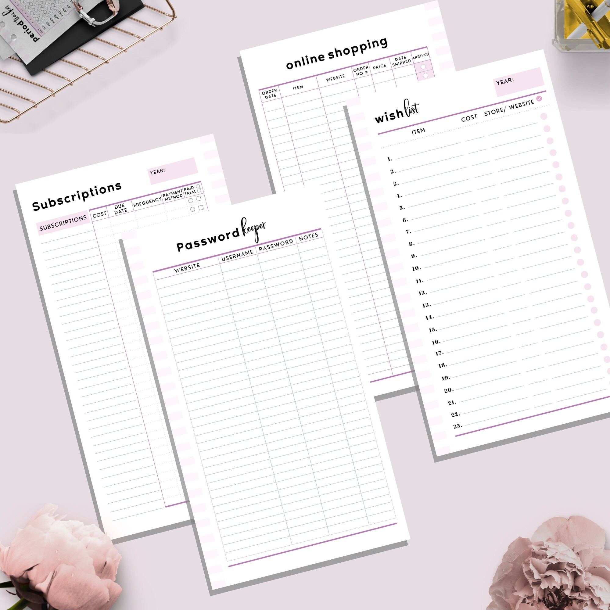 Personal Finance Planner Printable Budgeting Planner Budget | Etsy