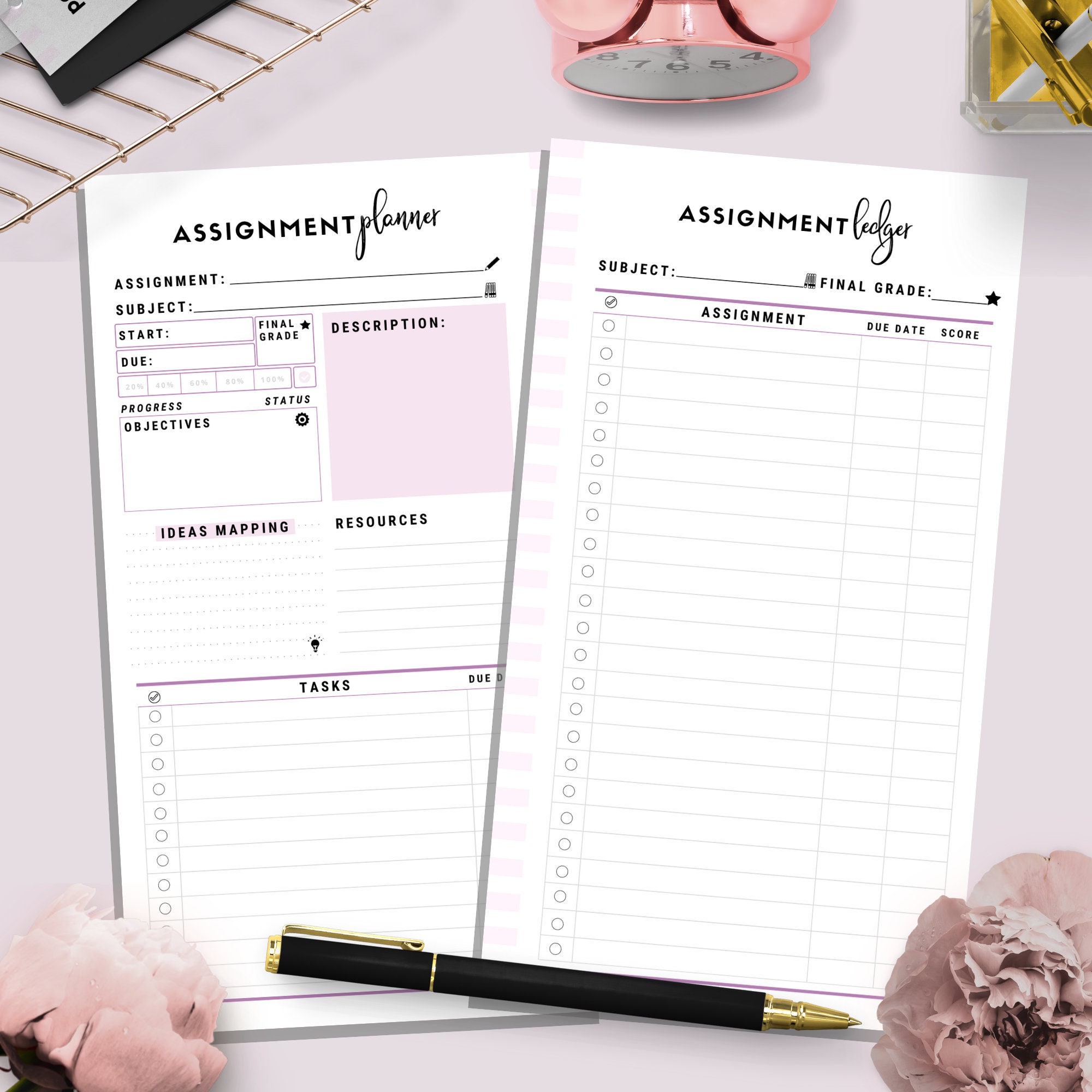 Personal, Student Planner Printable , Study Planner, School Planner ...
