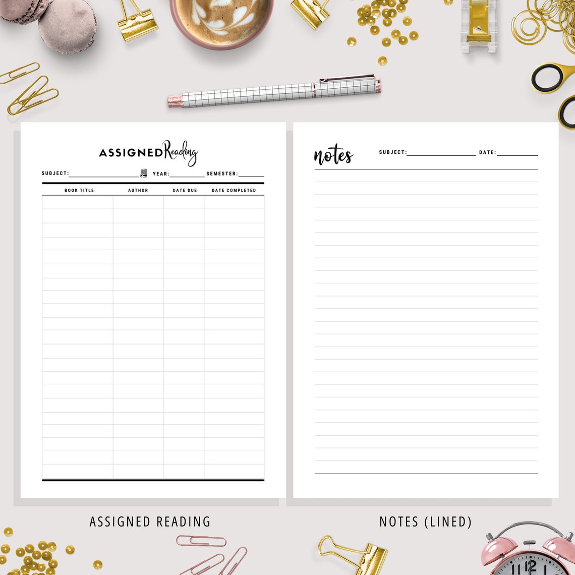 A4 Student Planner Printable Study Planner School Planner | Etsy