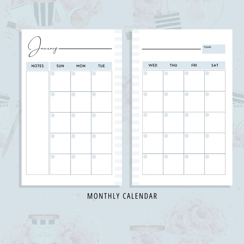 Mini HP, Planner Essentials, Planner Bundle, Daily Planner, Weekly ...