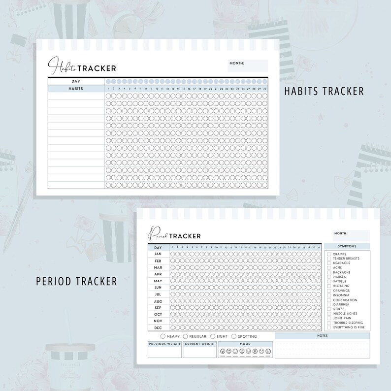 Mini HP, Planner Essentials, Planner Bundle, Daily Planner, Weekly ...