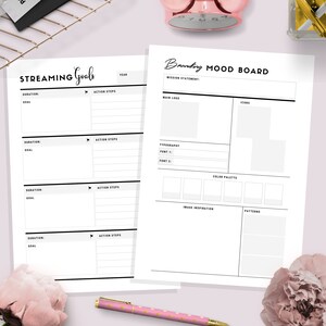 Live Stream Planner, Live Streaming Planner, Streamer Planner, Stream ...