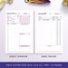 Half Letter, Student Planner Printable , Study Planner, School Planner ...