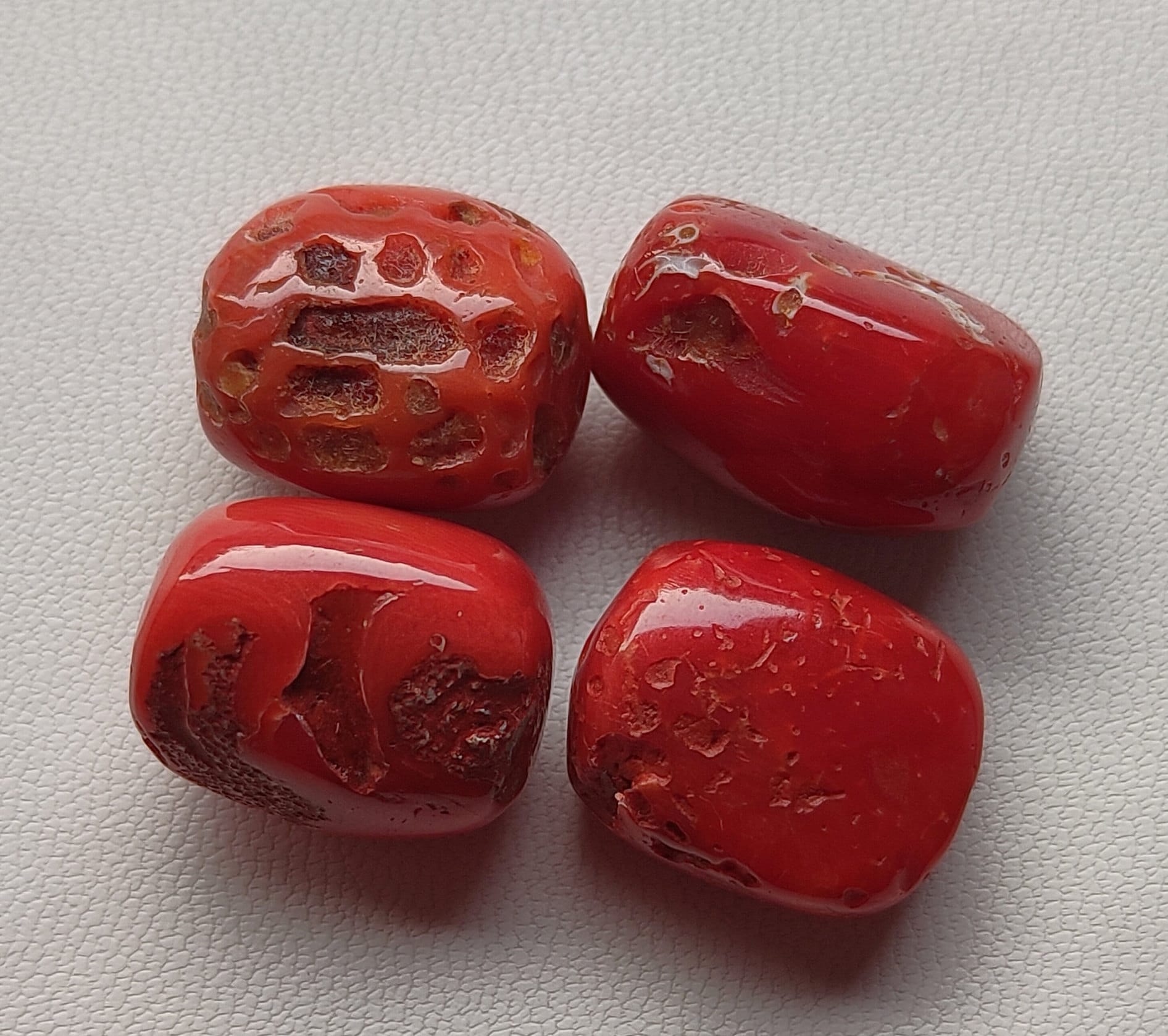 Oval Shape Coral Italian Red Coral 100% Natural AAA Quality | Etsy