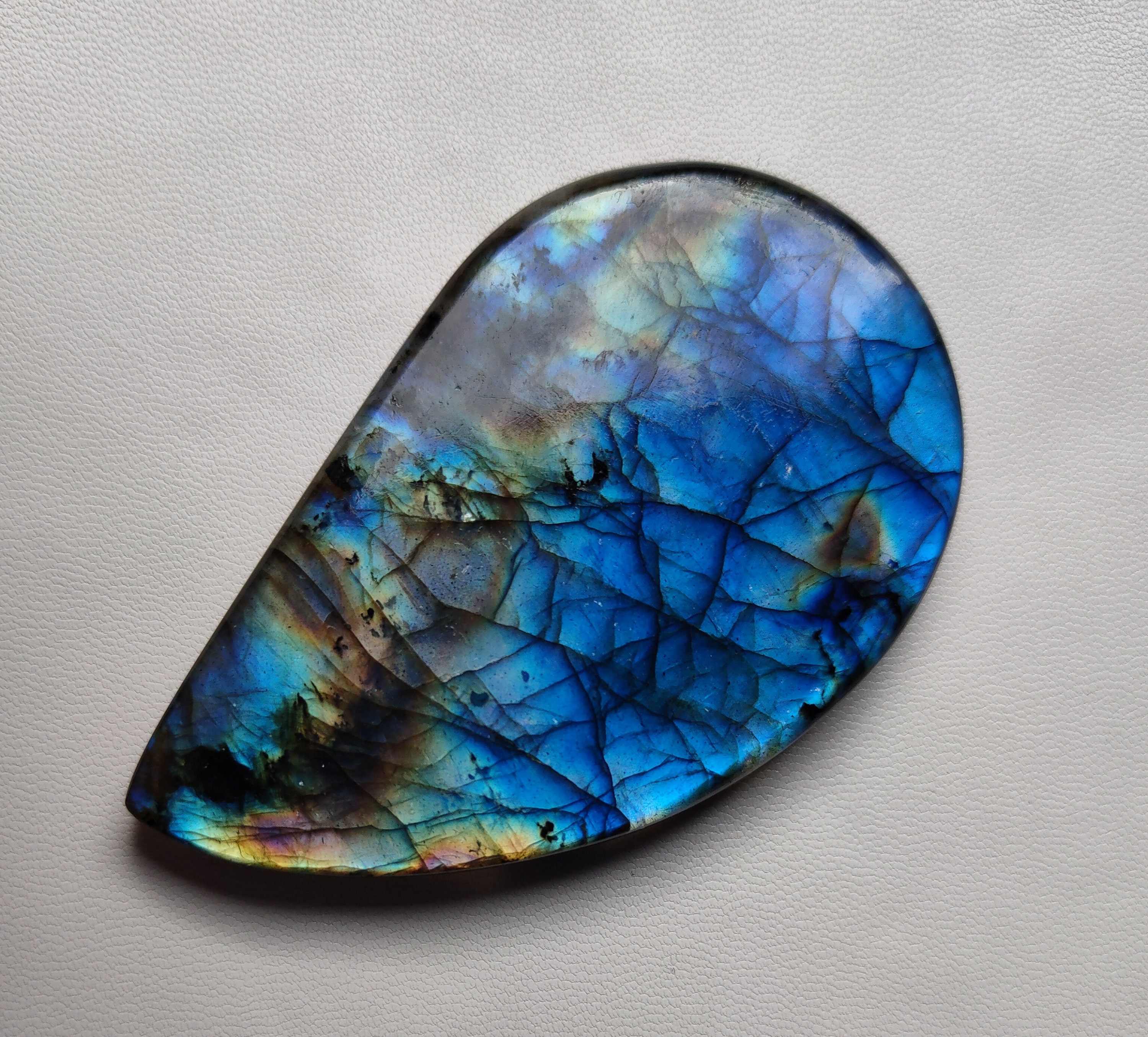 AAAA Quality Blue Fire Labradorite Gemstone Natura | Etsy