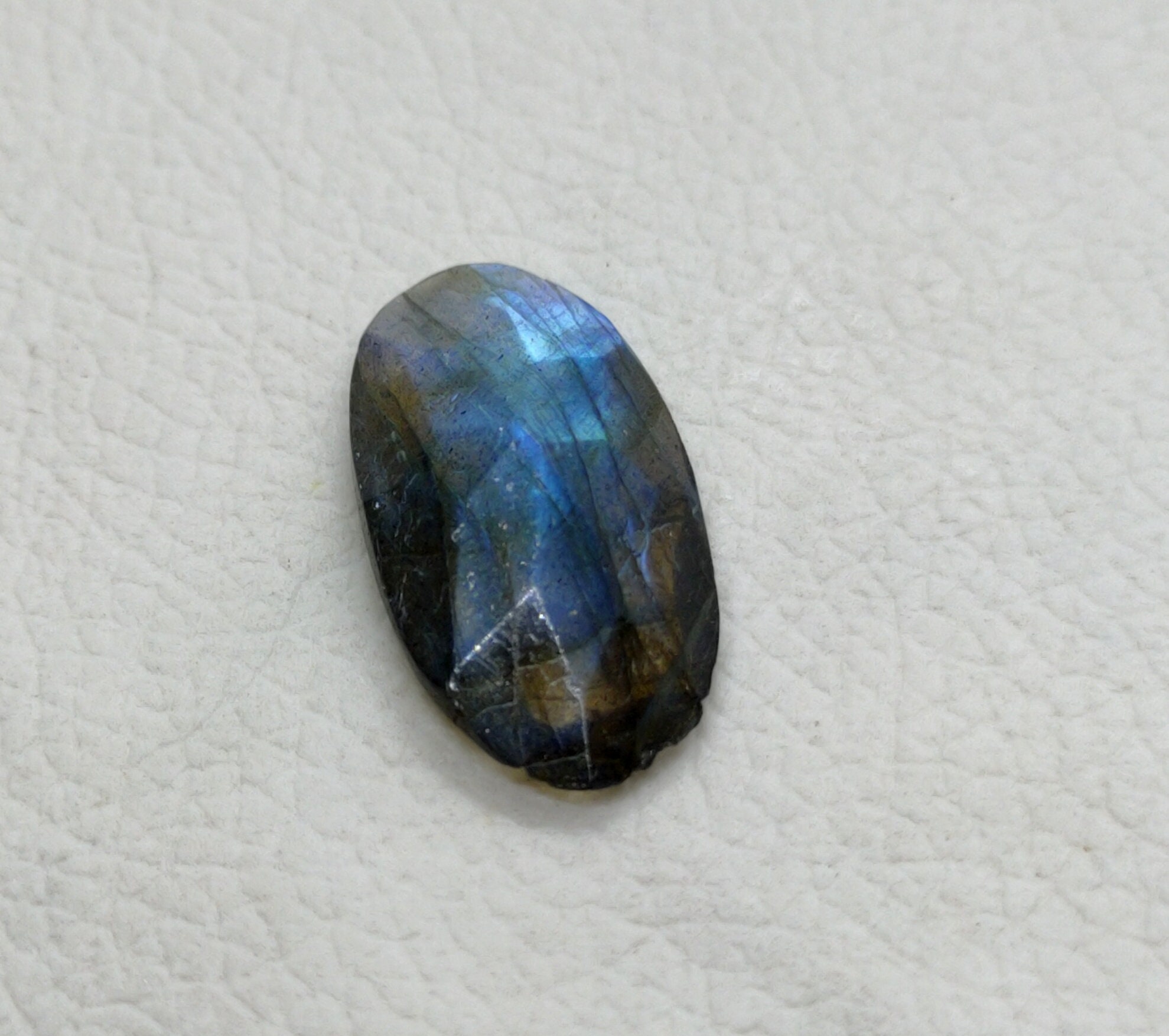 Faceted Labradorite Natural Labradorite Faceted GemstoneBlue | Etsy