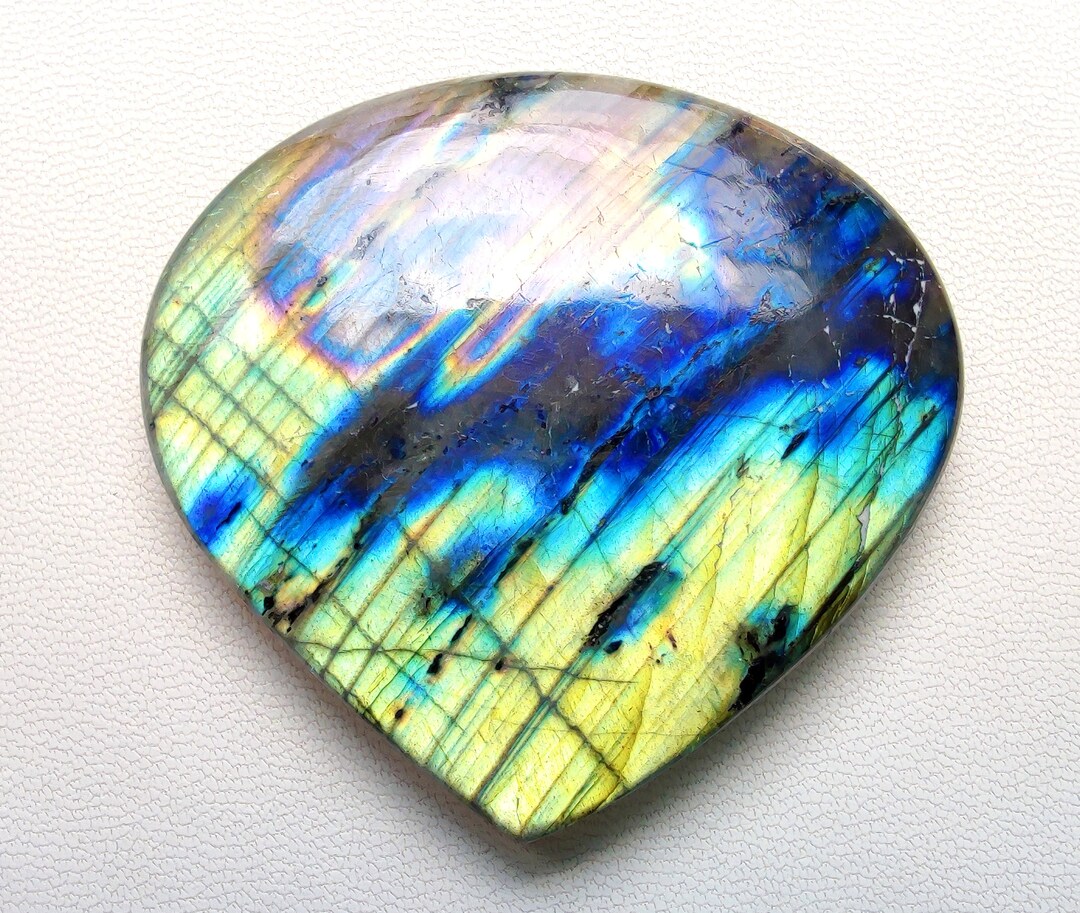 Big Attractive Multi Rare Fire Labradorite Cabochon, Oval Shape ...
