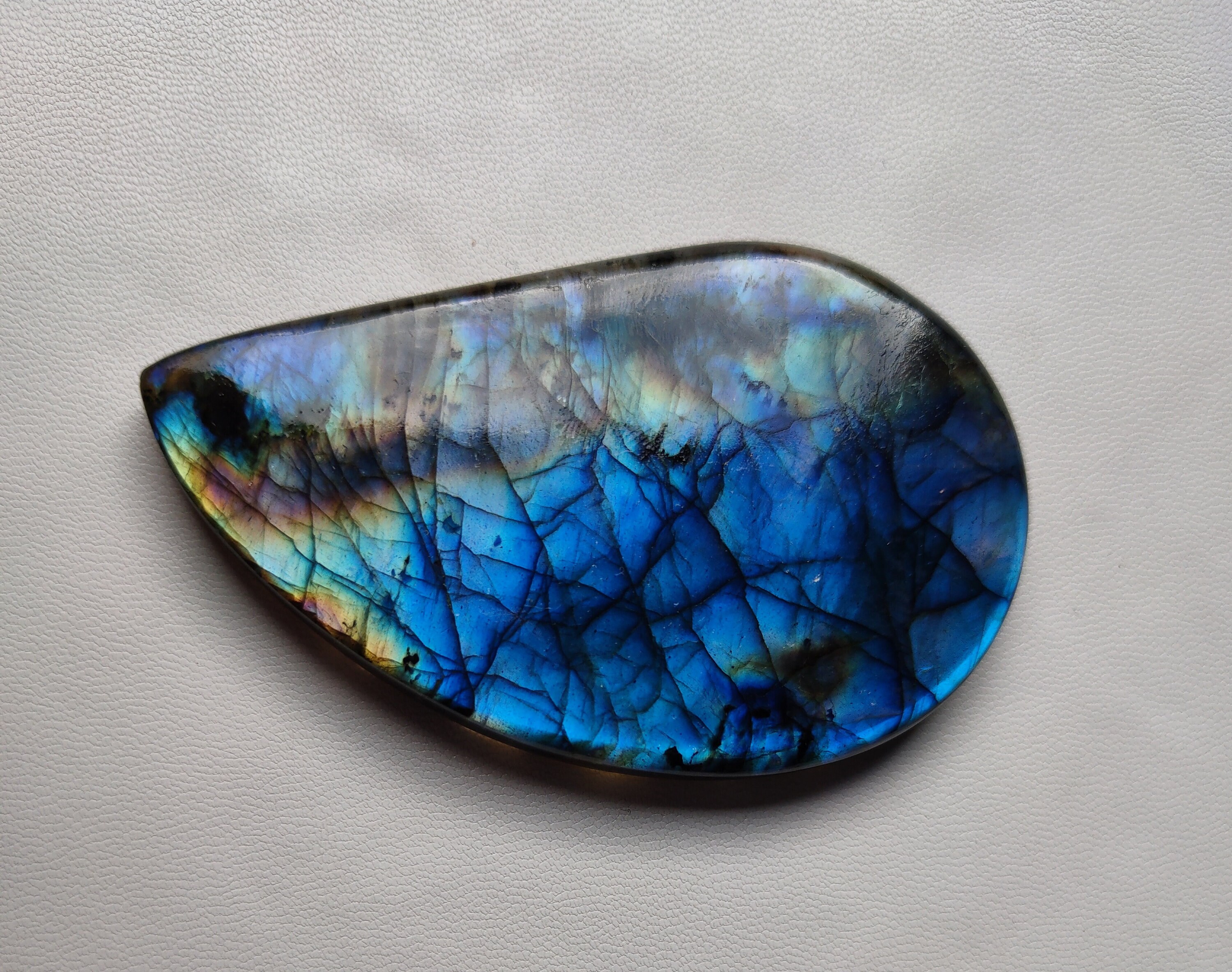 AAAA Quality Blue Fire Labradorite Gemstone Natura | Etsy