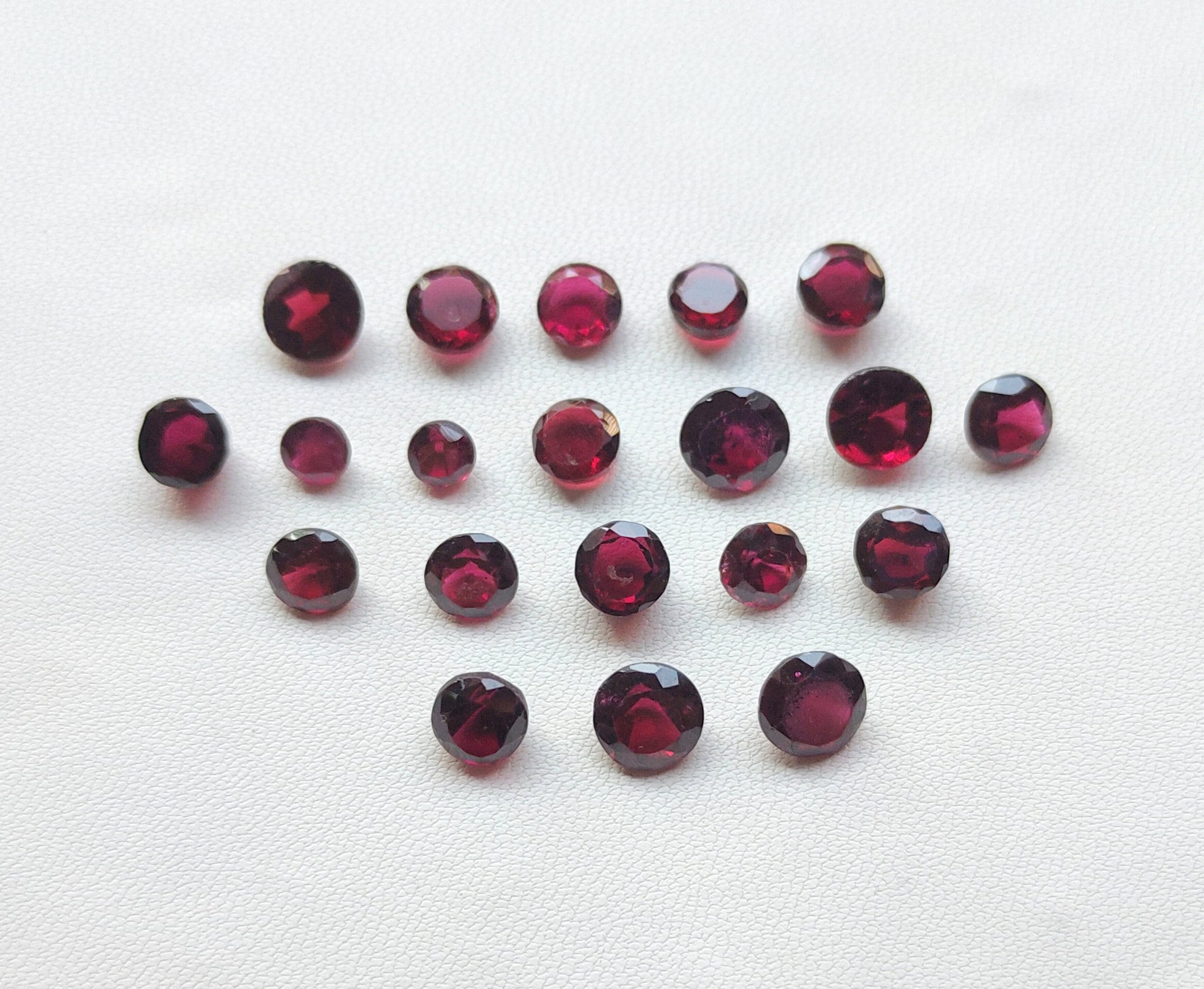 100% Natural Mozambique Garnet Gemstone Cut Stone Genuine | Etsy