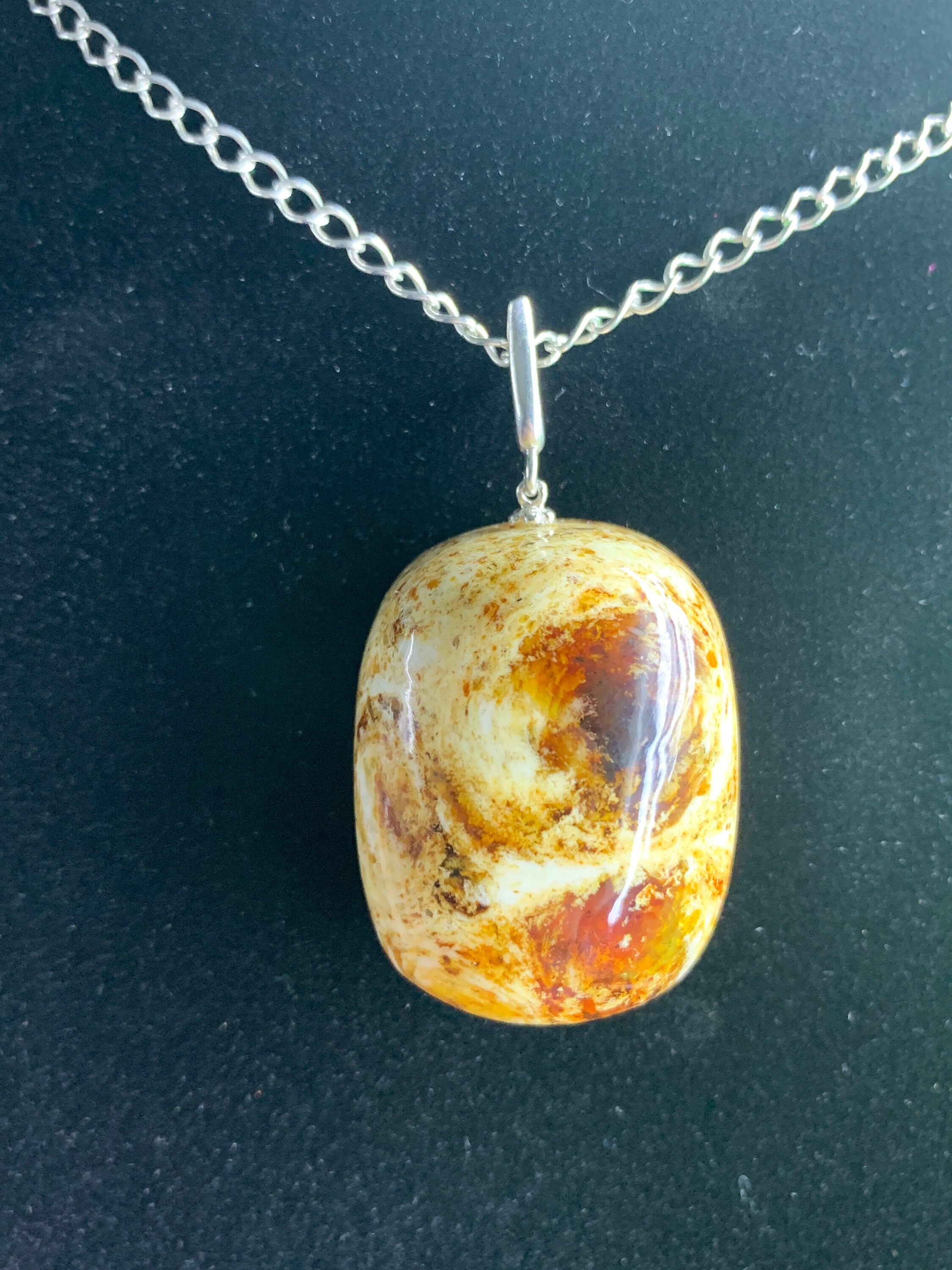 Verde blanco ámbar Pendnt colgante de ámbar 19g colgante de | Etsy