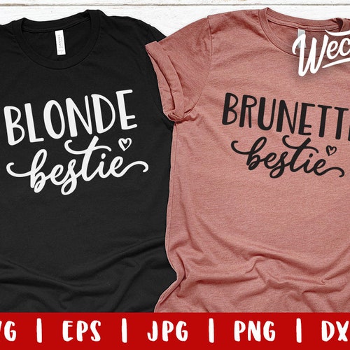 Tall Bestie Short Bestie Svg Matching Best Friend Girl Svg Etsy