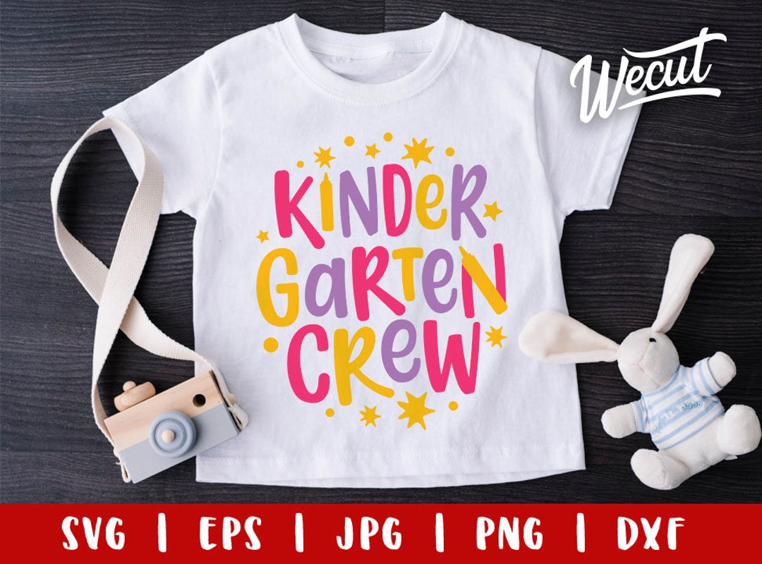 Kindergarten Crew SVG Files for Cricut / Toddler SVG / Back to - Etsy