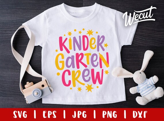 Kindergarten Crew SVG Files for Cricut / Toddler SVG / Back to - Etsy