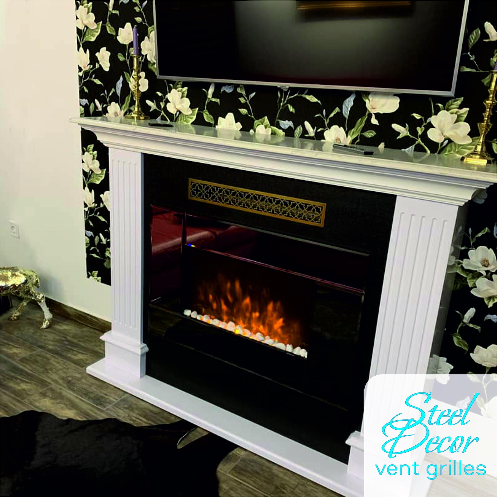 Handmade Flat Metal Air Grilles Custom Design Custom Metal Air Flow ...