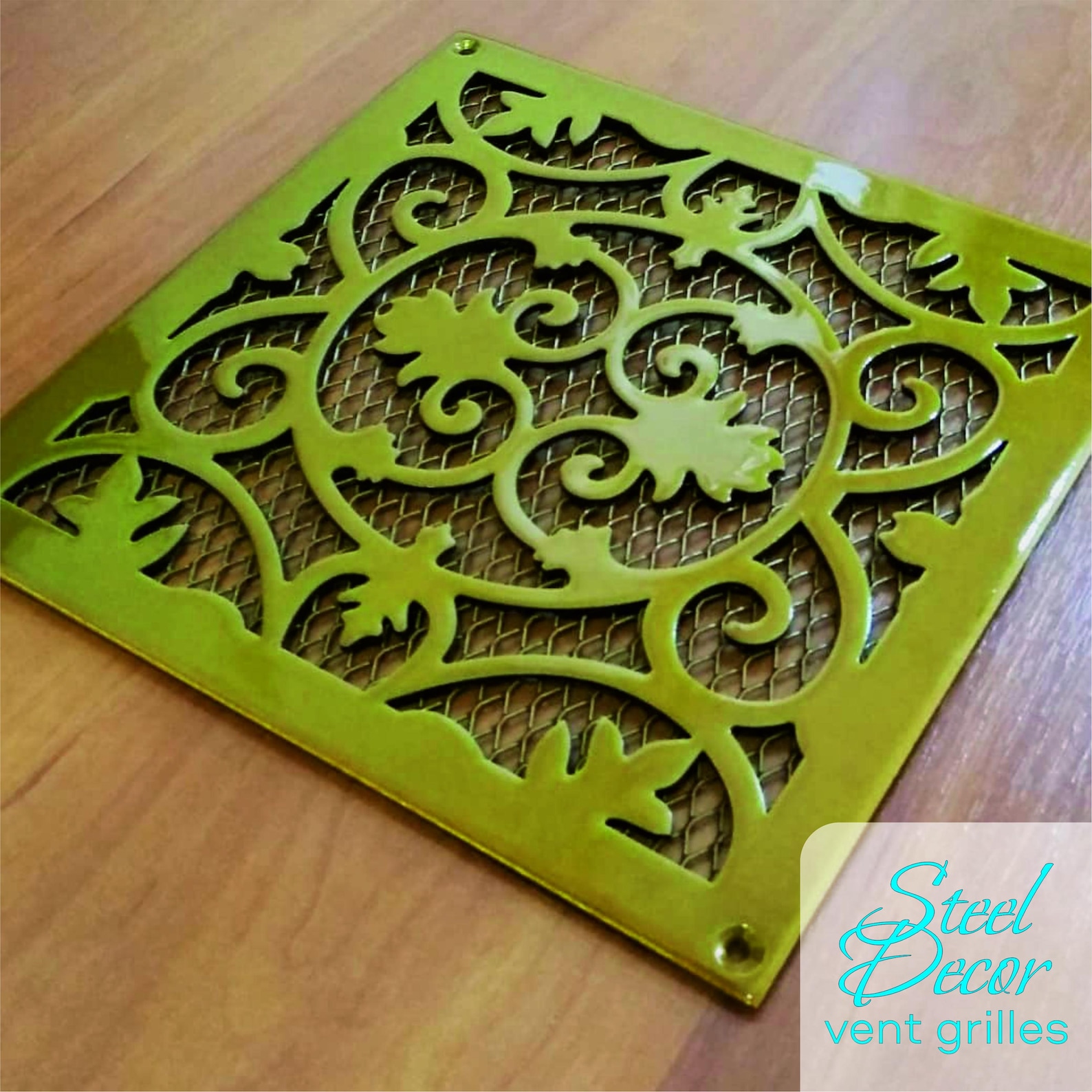 Handmade Flat Metal Air Grilles Custom Design Custom Metal Air Flow ...