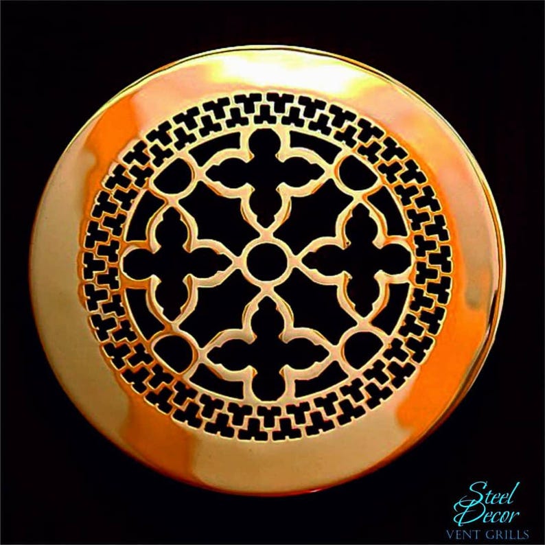 Handmade Flat Metal Air Grilles Custom Design Custom Metal Air Flow ...
