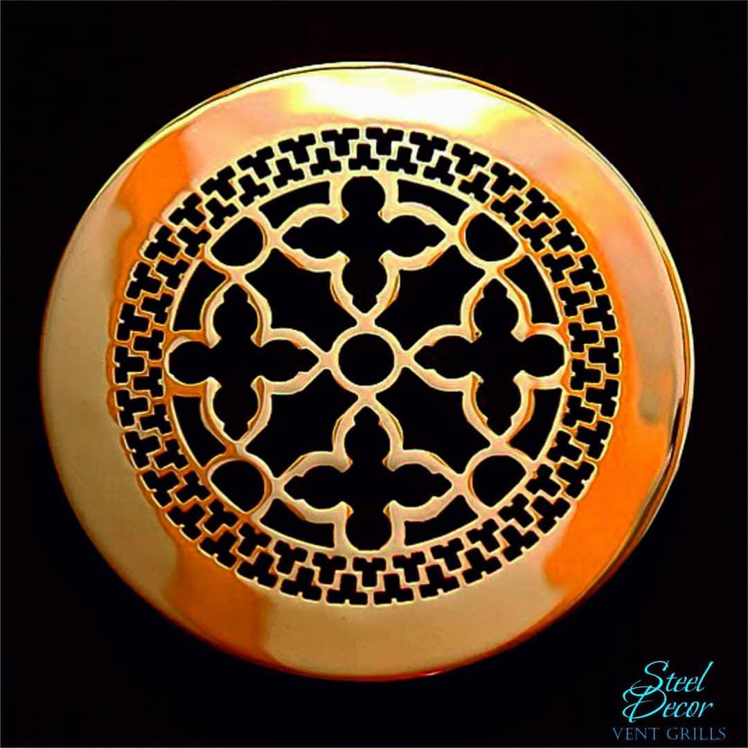 Handmade Flat Metal Air Grilles Custom Design Custom Metal Air Flow ...
