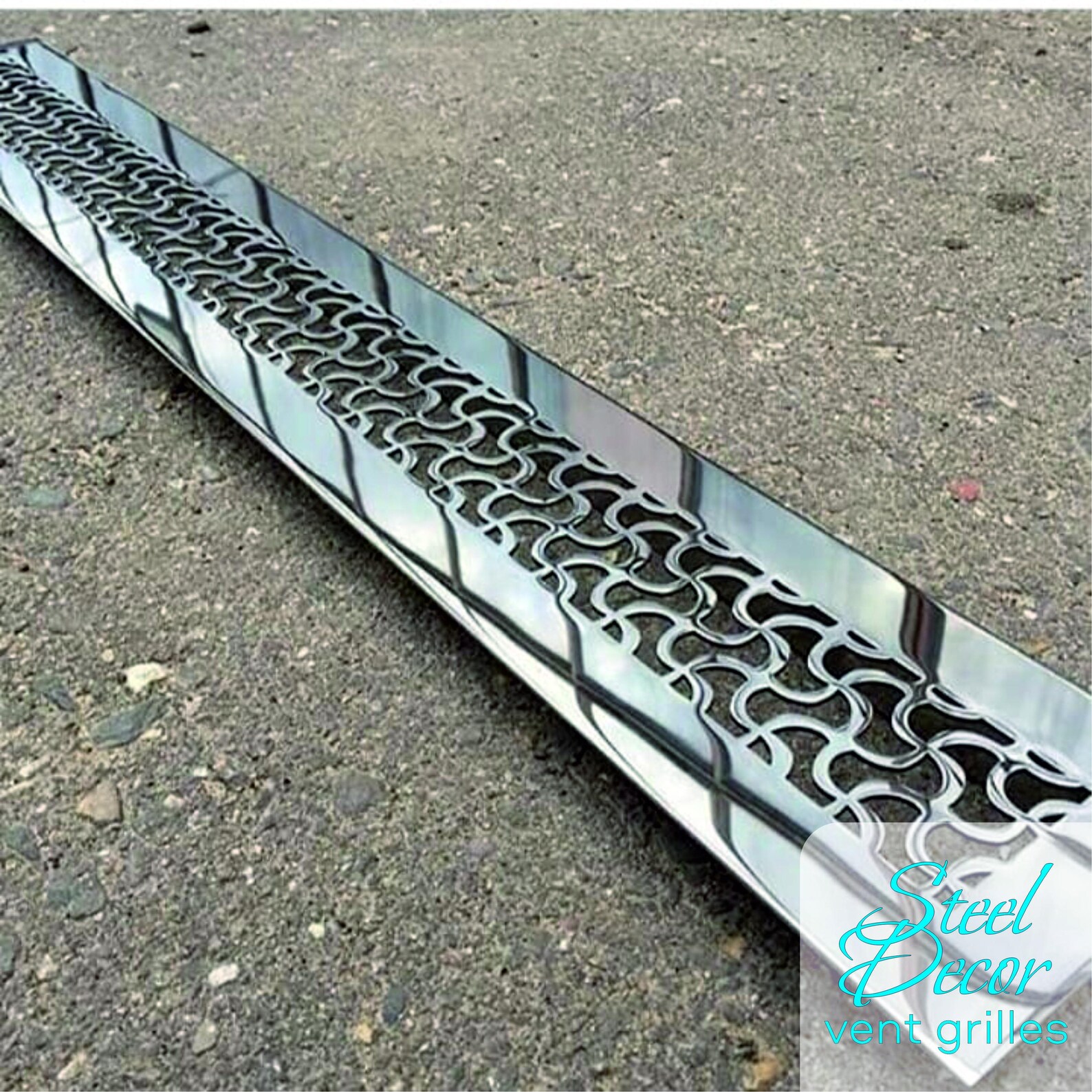 Handmade Flat Metal Air Grilles Custom Design Custom Metal Air Flow ...