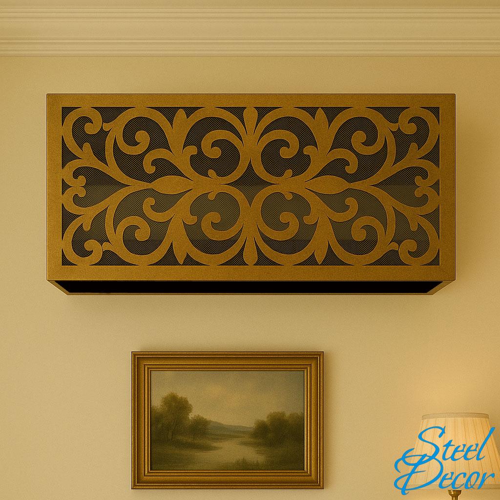 Decorative Air Conditioner Cover for Indoor Unit, Metal Laser Cut ...