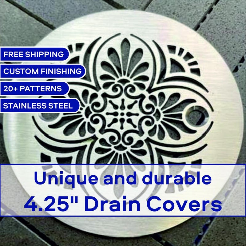 Designer Drain Covers - Etsy