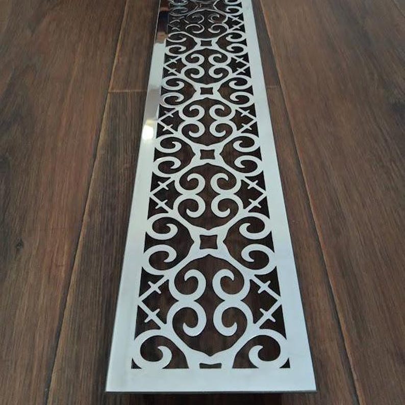 Polished Steel Decorative Ventilation Grilles Made to Order, Stylish ...